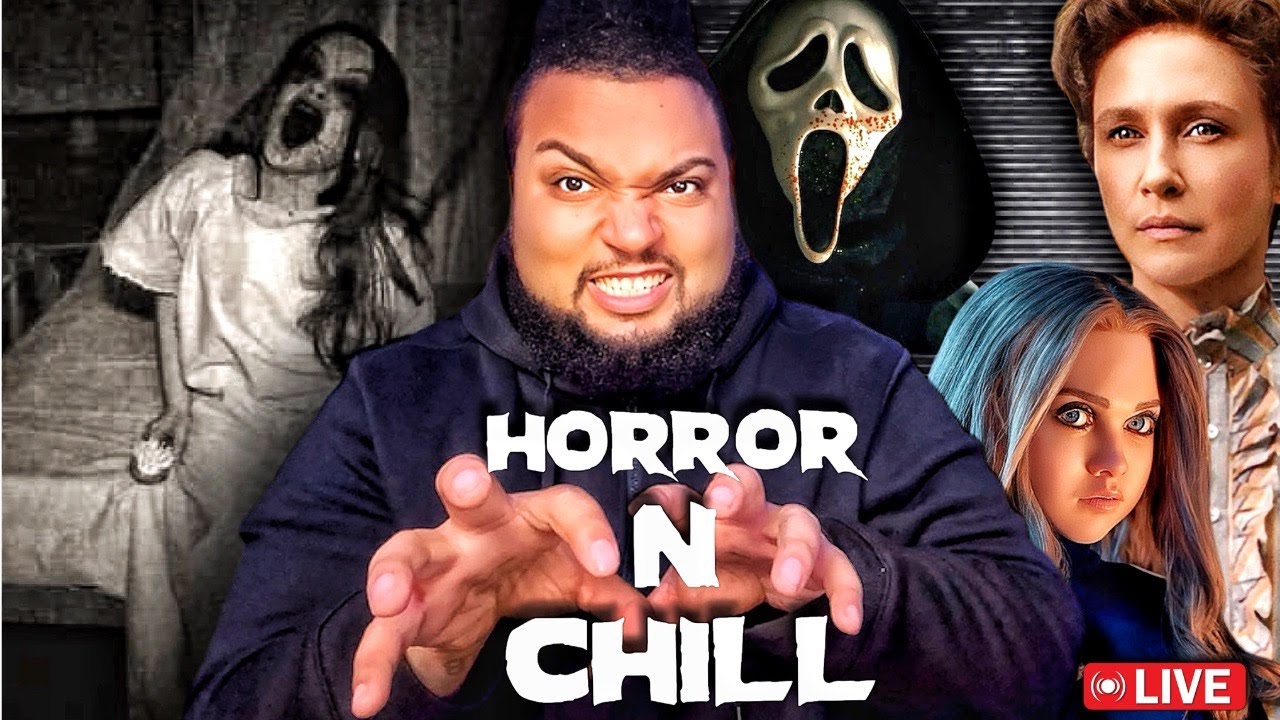 HORROR & CHILL | Watching SCARY TikToks , Talking Horror Movies *LIVE ...
