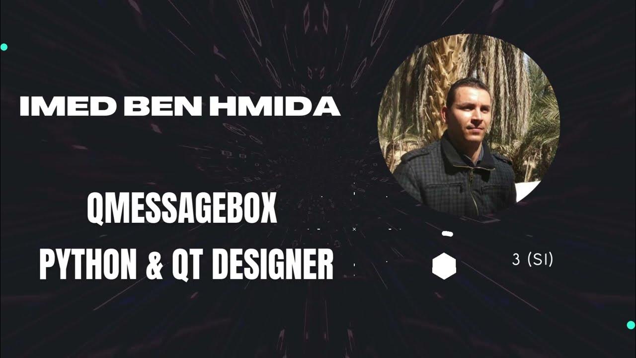 QMessageBox + Python + Qt (3 SI) - YouTube