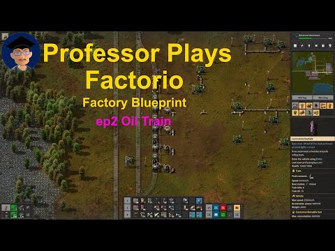 Factorio Factory Blueprint ep2 Oil Train - YouTube