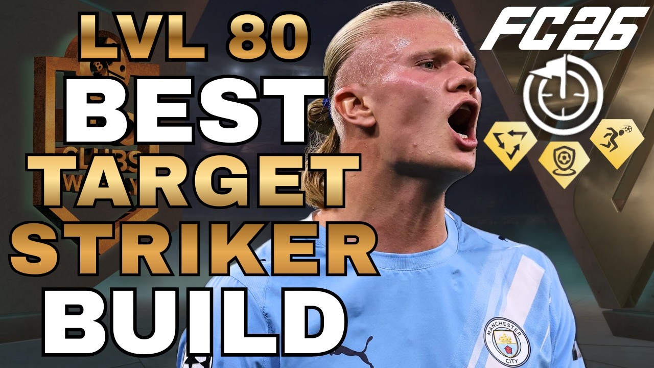 BEST TARGET STRIKER BUILD *MAX LEVEL 80* | EA FC 26 PRO CLUBS BALLER ...