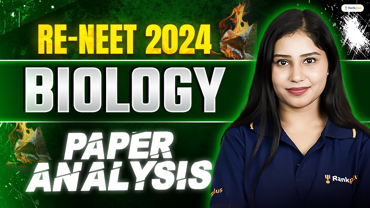 RE-NEET 2024 | Biology Paper Analysis | Tamsa Ma'am #reneet2024 - YouTube