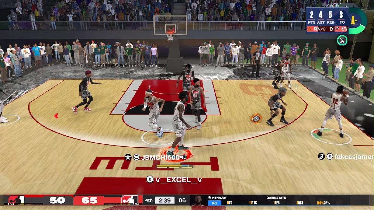 NBA 2K24_ I rarely see AND1 three balls - YouTube