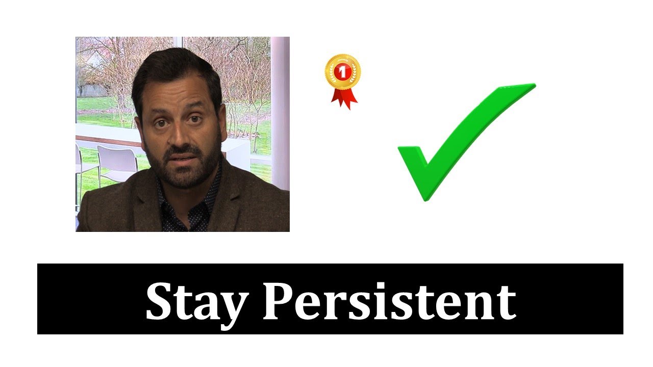 Stay Persistent for your Job Search - YouTube
