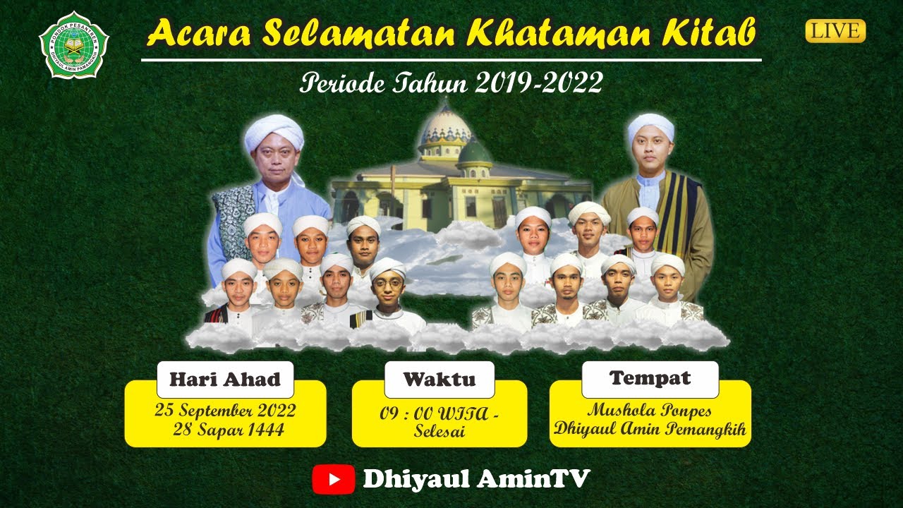 ACARA SELAMATAN KHATAMAN KITAB FATHUL MU'IN JUZ 4 - PONDOK PESANTREN ...