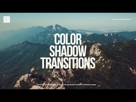 Color Shadow Transitions Free Download | After Effects Templates | No ...