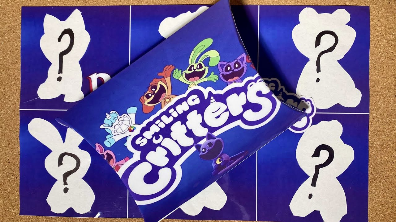 Smiling Critters Cartoon Unboxing Blind Boxes - Poppy Playtime Paper ...