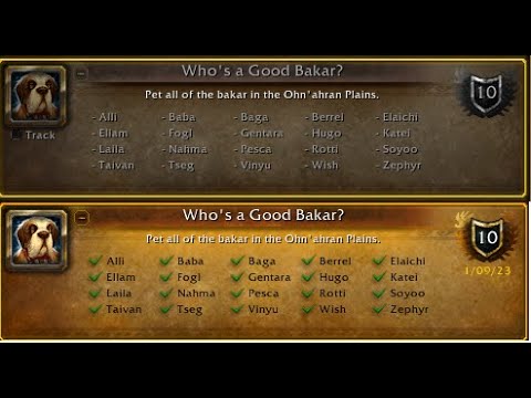 How to get the Who's a Good Bakar? Achievement!