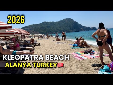 🇹🇷CLEOPATRA Beach A Hot Day ALANYA TURKEY July 2026