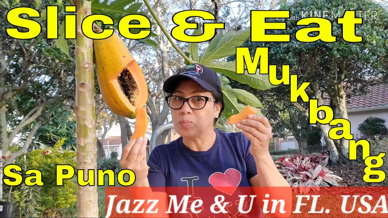 One of a Kind Mukbang of the Fruit Directly from the Tree || Mukbang sa ...