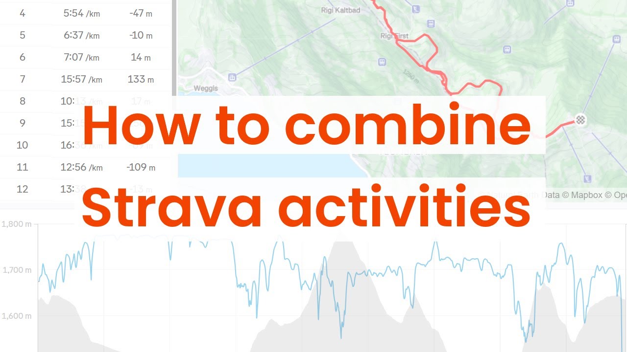 How to combine Stava activities - YouTube