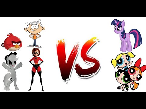 MUGEN REQUEST 87 ZALGOJACK/REDBIRD/ELASTIGIRL/LINCOUND VS BLOSSOM/BUBBLES/BUTTERCUP/TWILIGHT SPARKLE