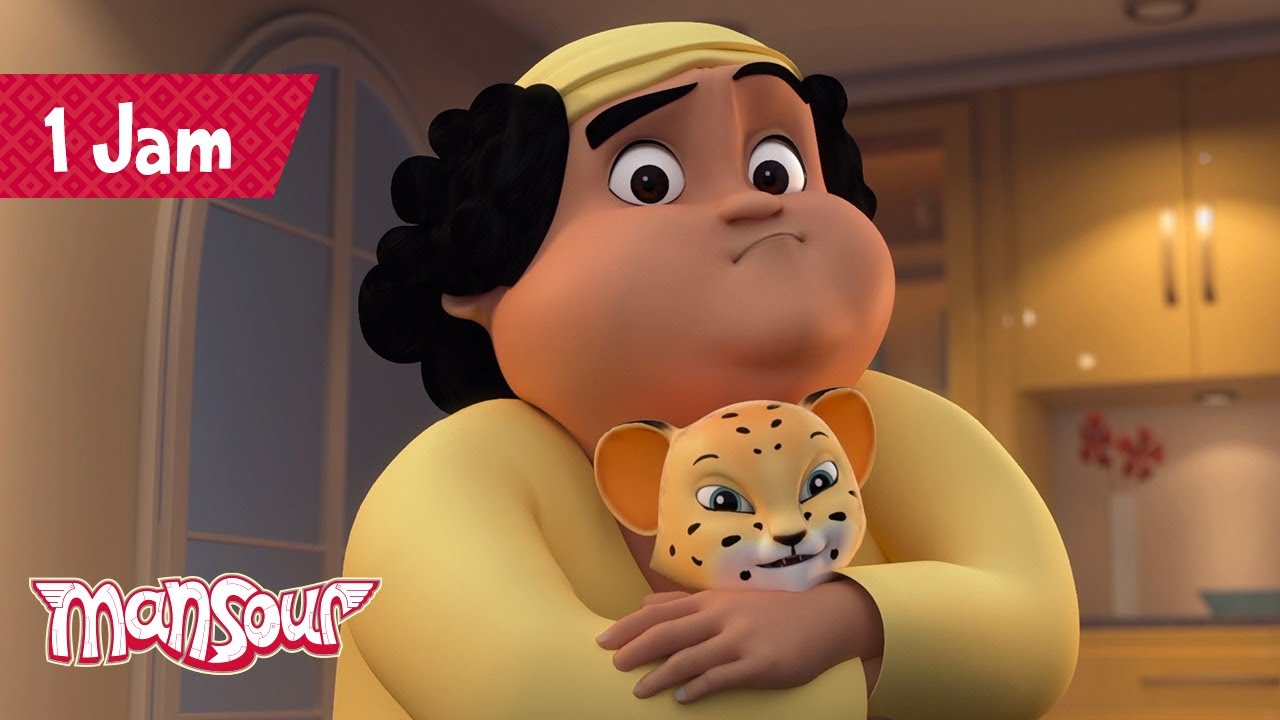 Momen Favorit Mansour P5 🍌| 1 jam Kartun untuk Anak-Anak 🕐 ...