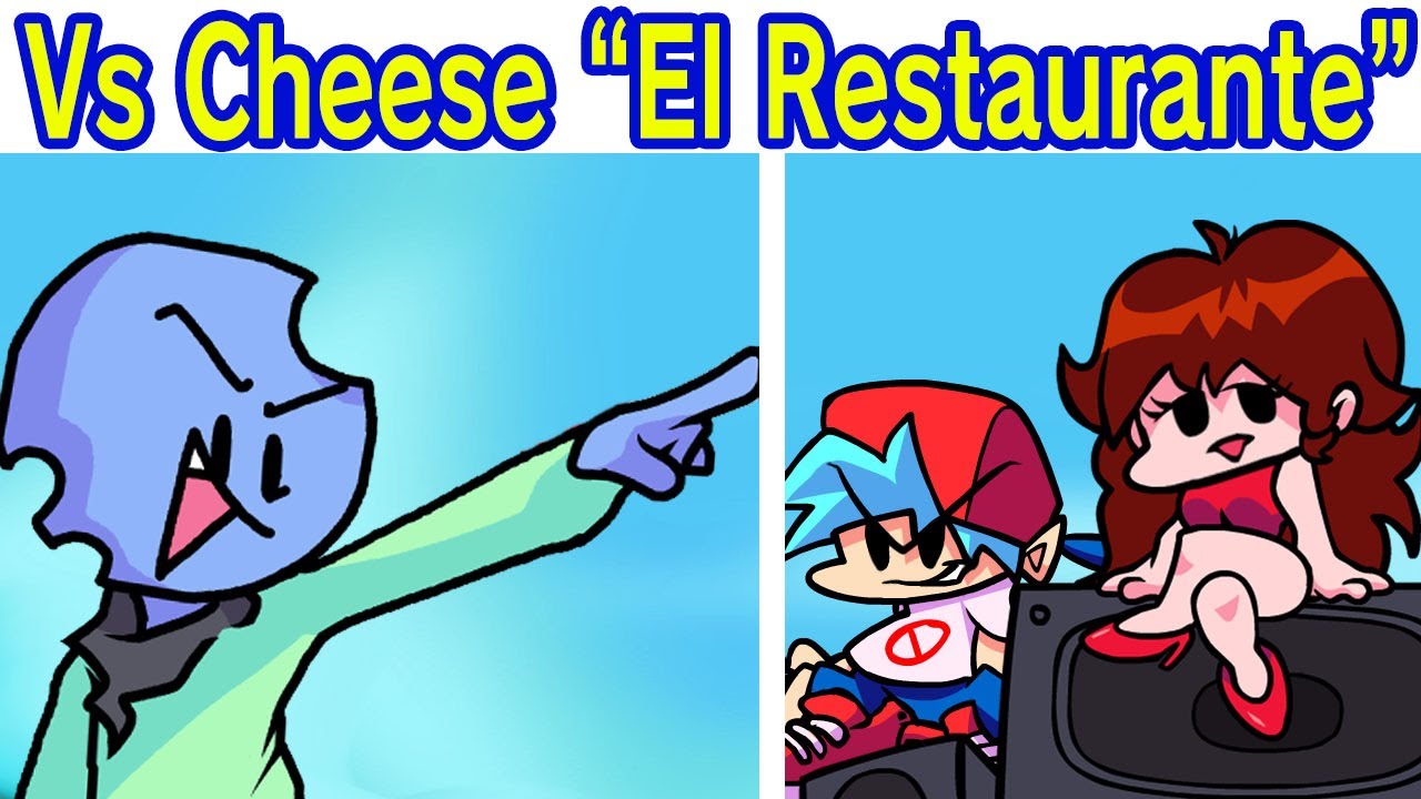 Friday Night Funkin' - VS Cheese Semana Completa + Escenas - YouTube
