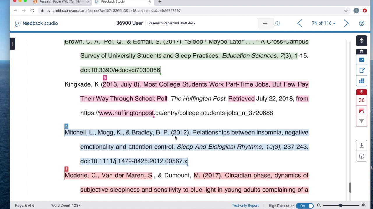 Checking TURNITIN - YouTube