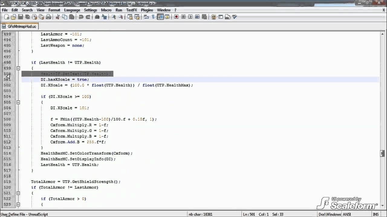 Scaleform UDK Tutorial - 11 of 11 - Mastering a Scaleform HUD (Part 4) - YouTube