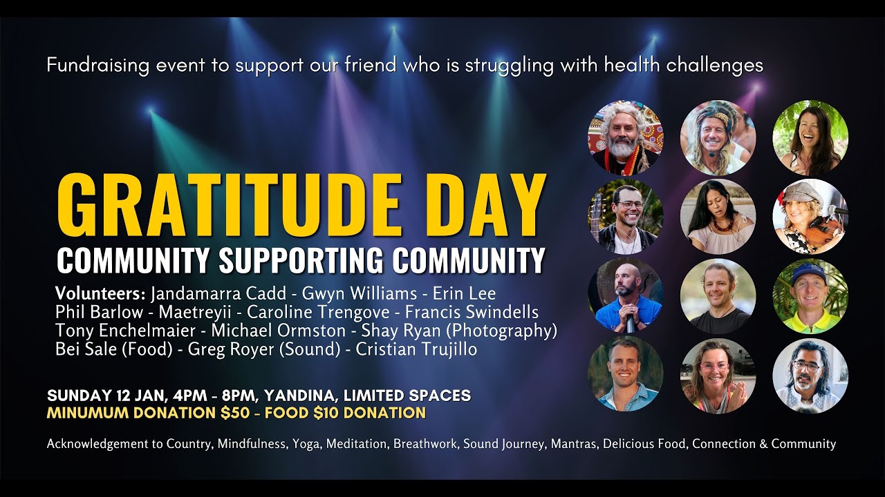 Gratitude Day - Fundraising Event - YouTube