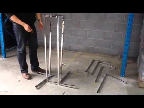 4-Way Clothes Rail assembly - YouTube