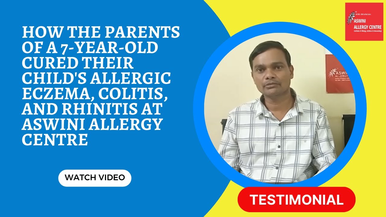 #AswiniAllergy | How a 7 Year Old Cured His Allergic Eczema Colitis ...