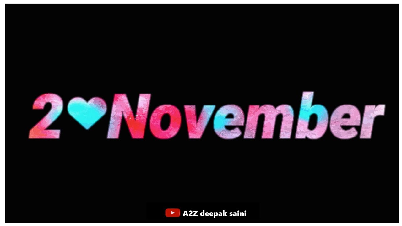2 November Birthday Status | Best Birthday Wishes|🥰Happy Birthday to ...