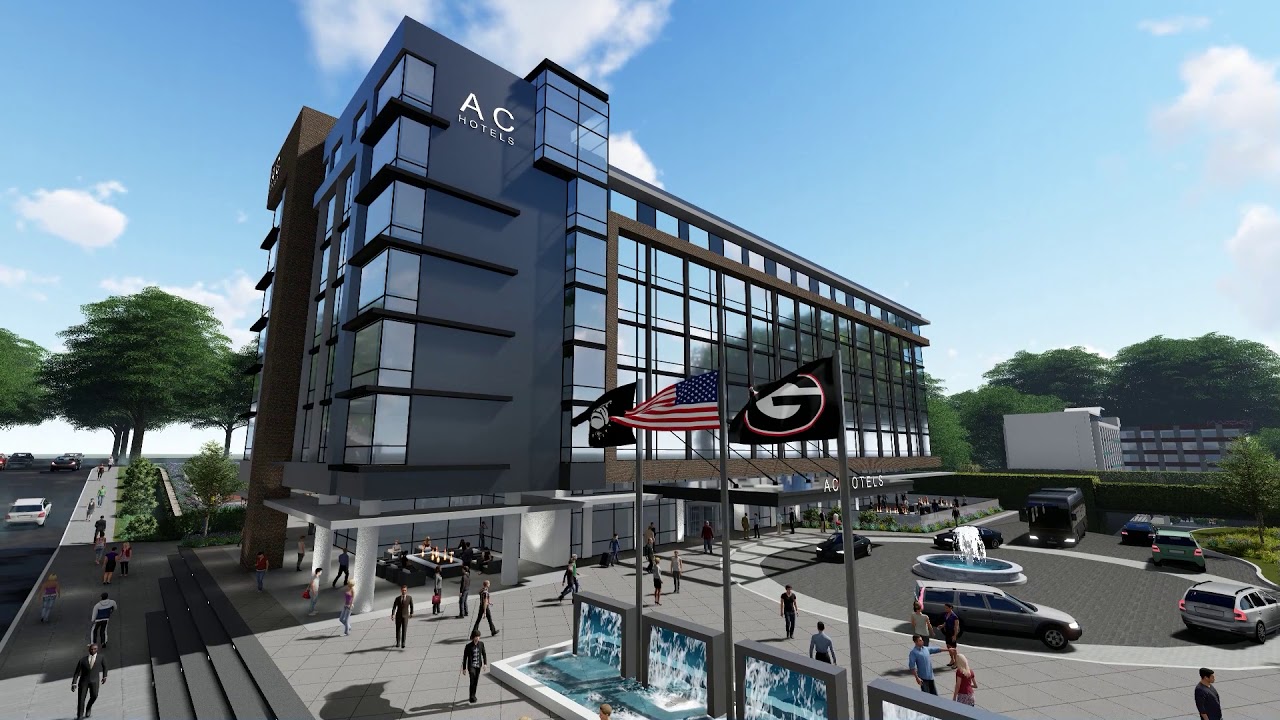 AC Hotel Athens Video Flythrough - YouTube