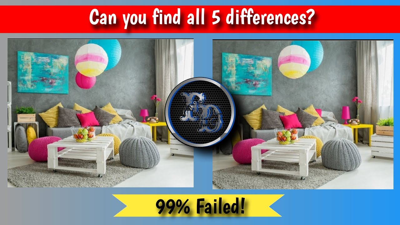 Spot the difference | Brain games for kids | @find3JP - YouTube