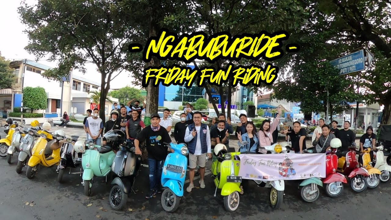 ngabubuRIDE/ Friday Fun Riding Vespa Pati 2022 - YouTube