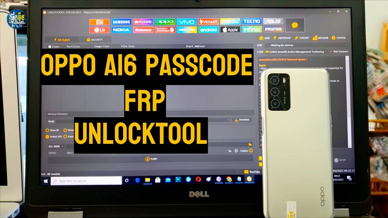 Oppo A16 FRP Unlock Tool - YouTube