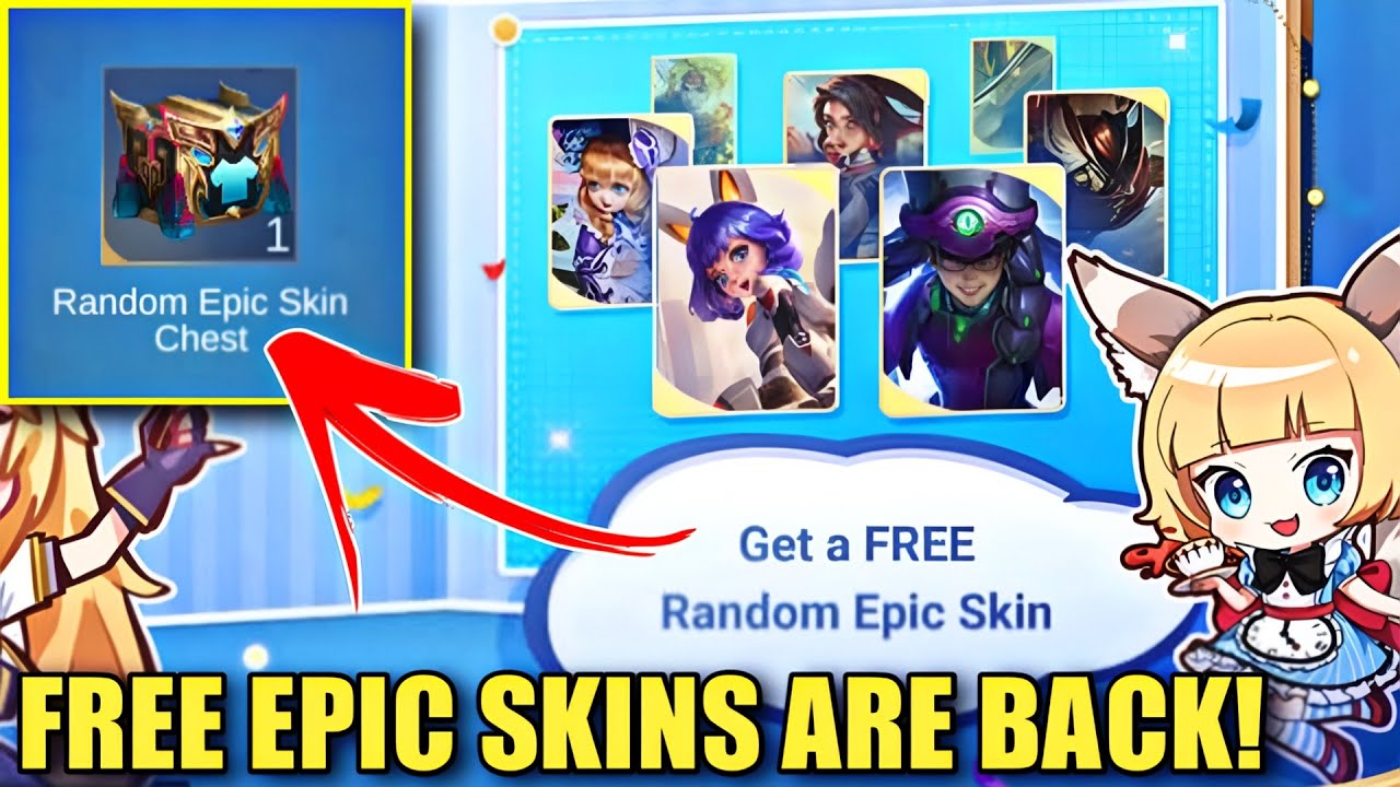 FREE EPIC SKIN BOX IS BACK | MOBILE LEGENDS FREE EPIC SKIN BOX - YouTube