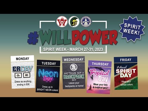 2023 #WillPower Spirit Week - YouTube