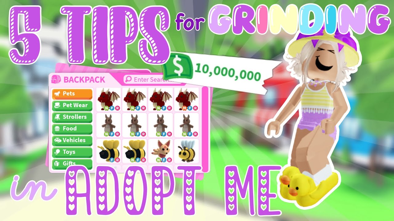 5 tips for grinding in adopt me!⭐️🌴🦩🌊 - YouTube