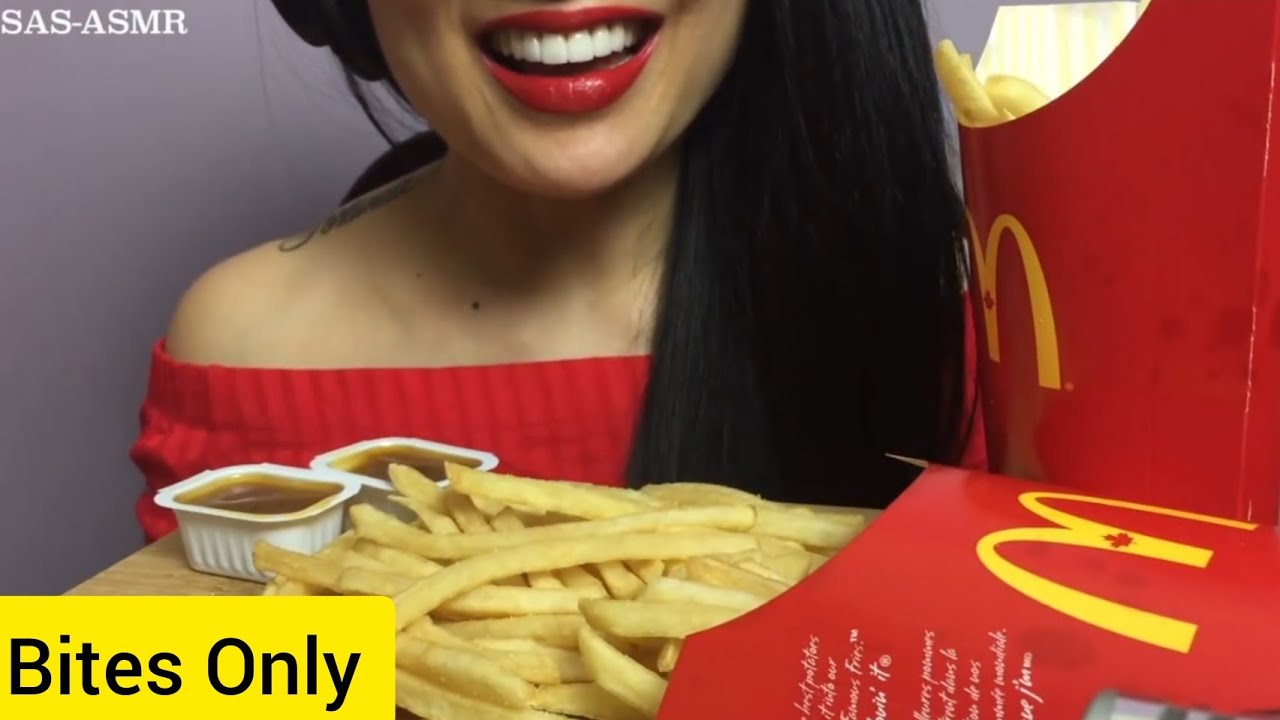 BITES ONLY Mcdolands Fries // SAS-ASMR - YouTube