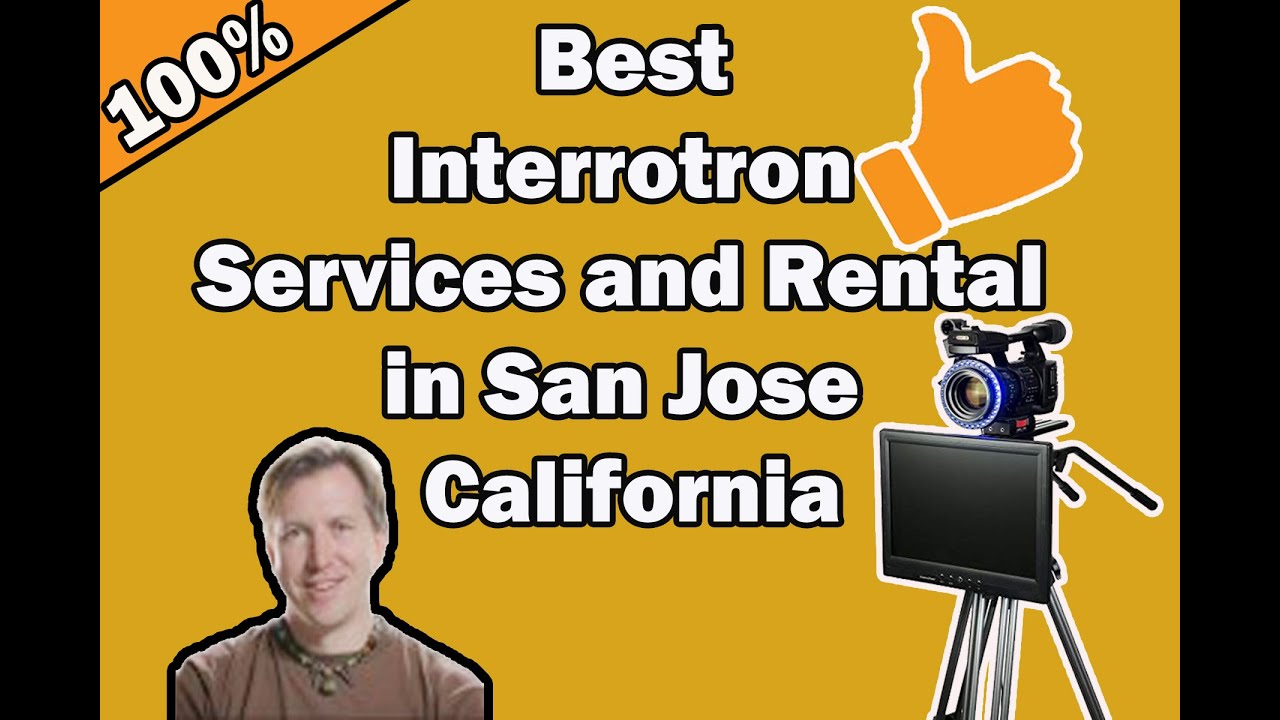 Best Interrotron Services and Rental in San Jose California - YouTube