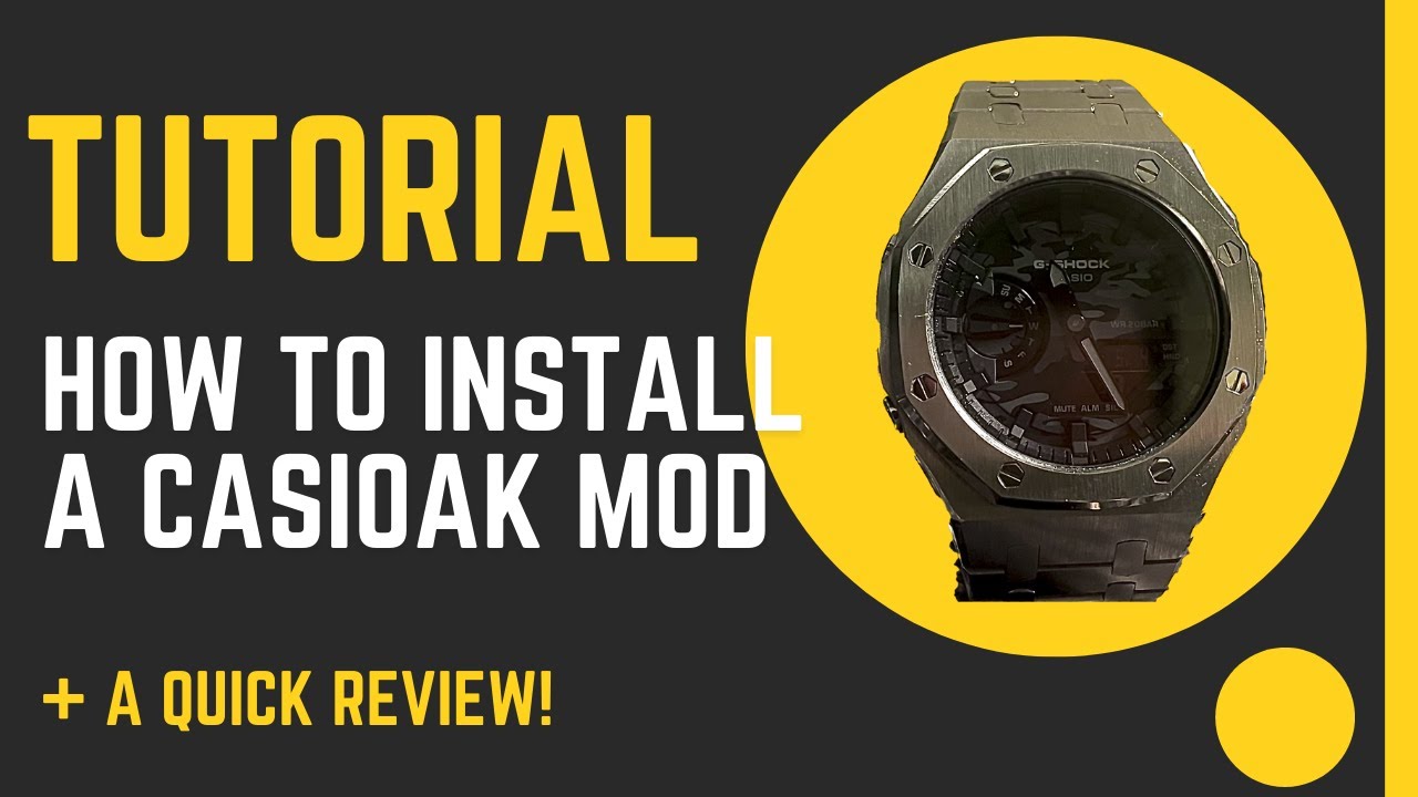 How to Install a Casioak Mod! - YouTube