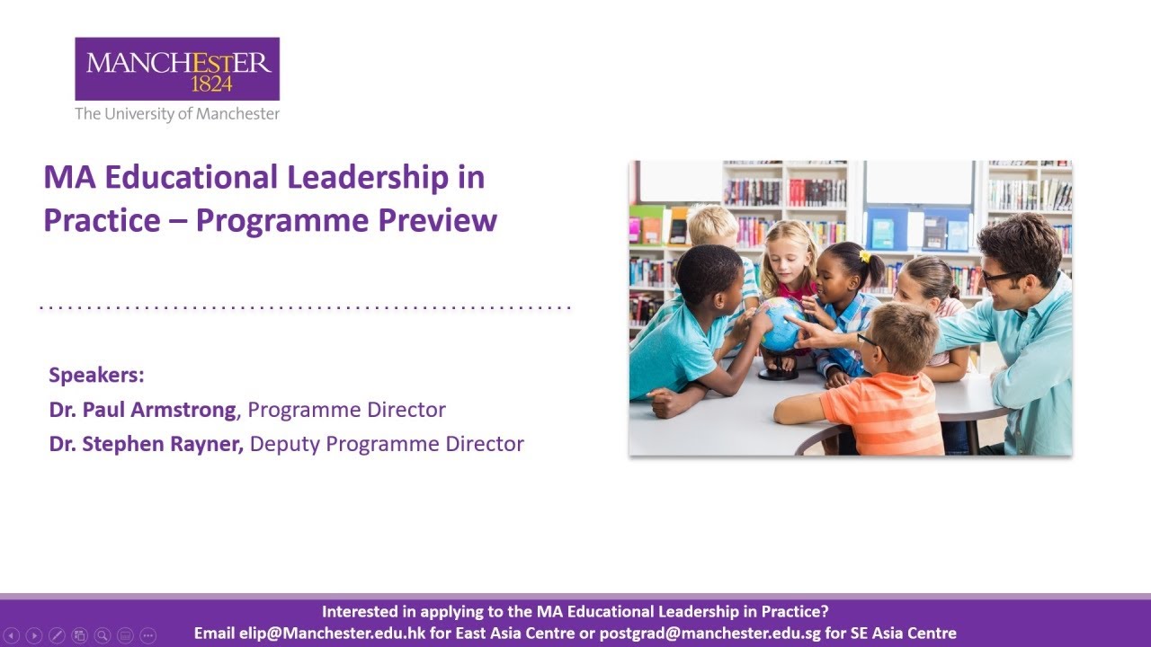 Course Introduction - MA Educational Leadership in Practice (Part-time ...