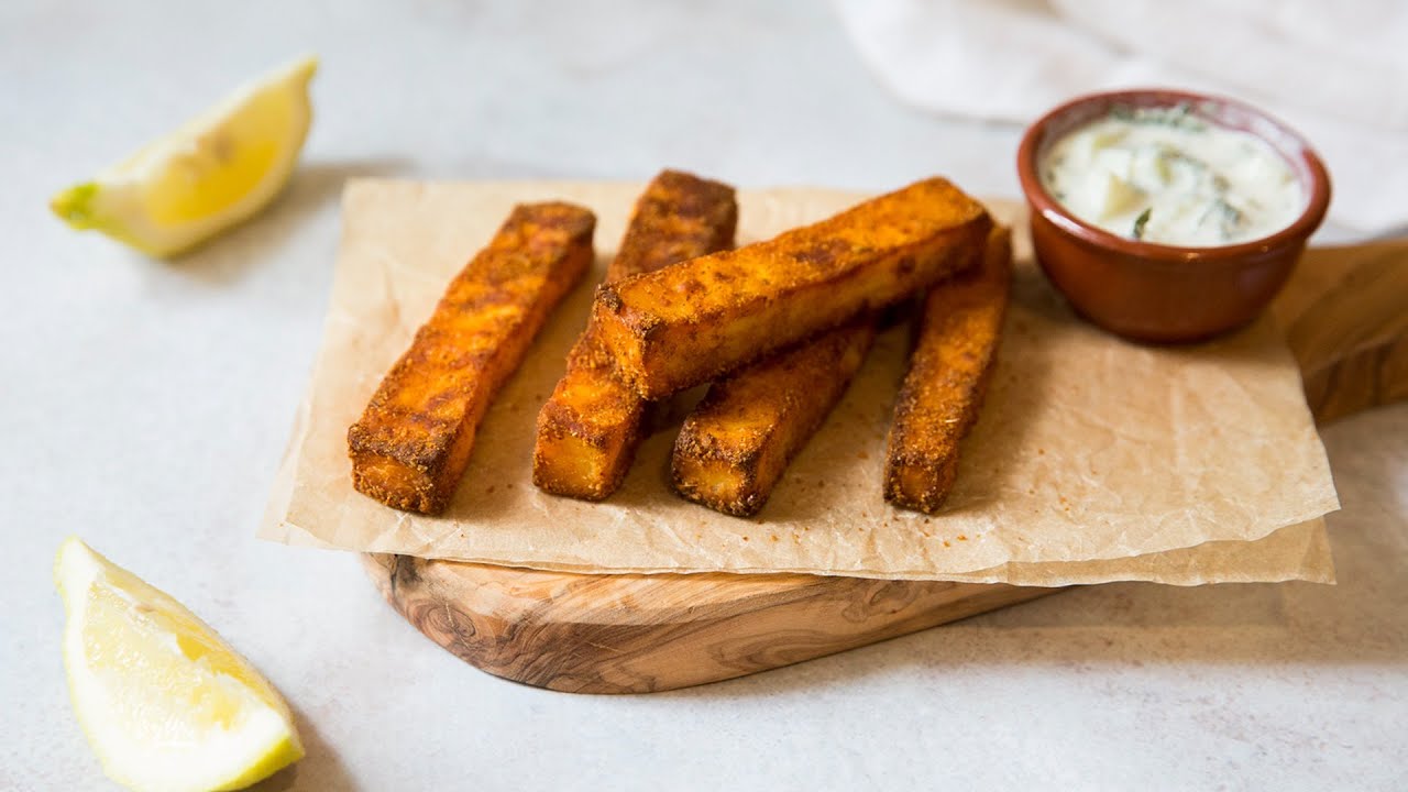 Crispy Air Fryer Paneer Sticks Recipe - YouTube