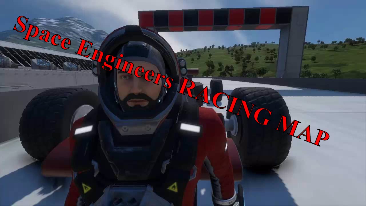 Space engineers Work is progress racing map - YouTube