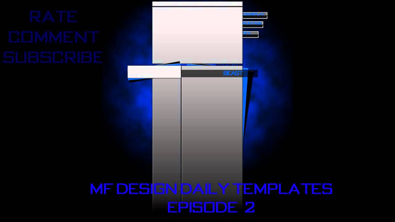 Free YT Backgrounds Templates Daily Episode #2 "Overlay" - YouTube