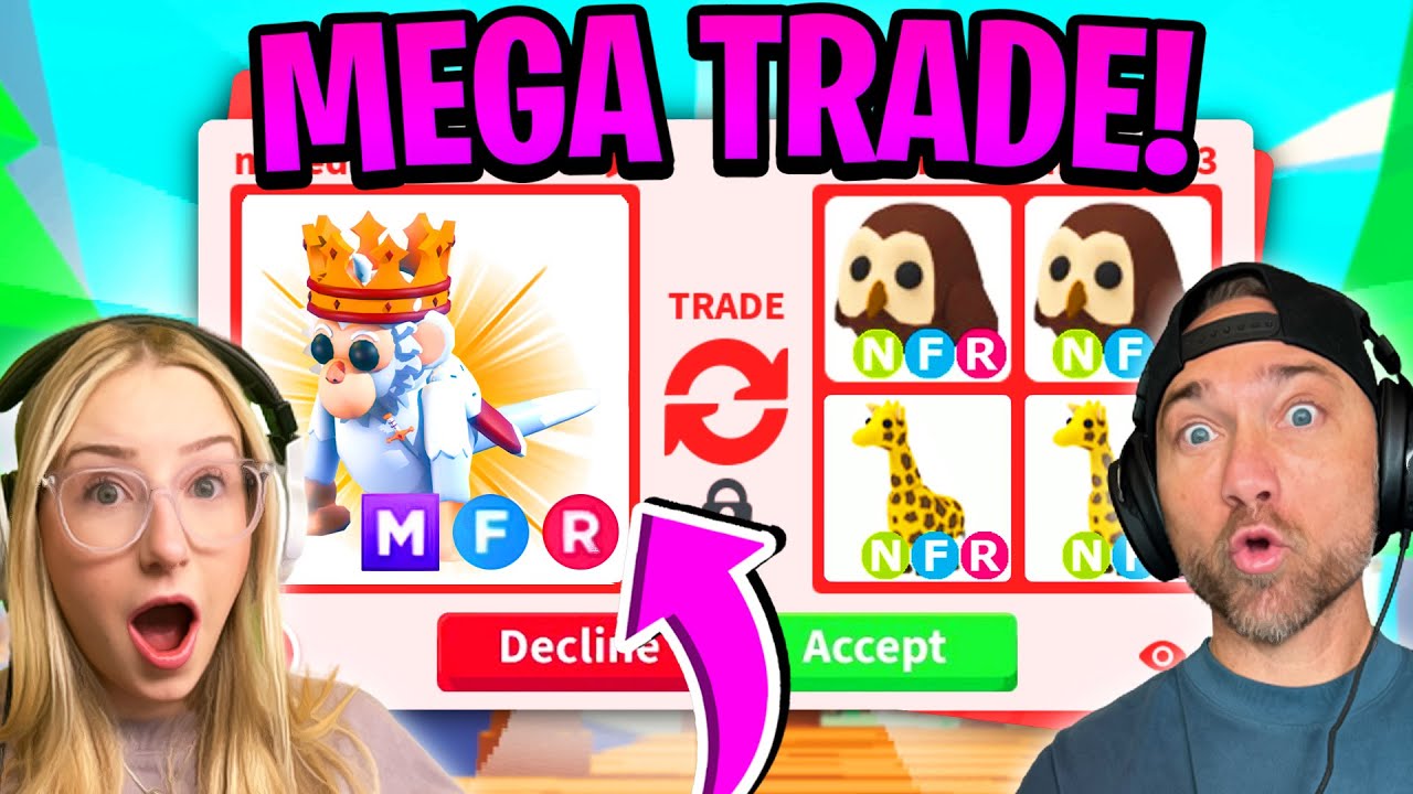 We Trade the ALL NEW MEGA ROYAL CAPUCHIN MONKEY in Adopt ME! Roblox ...