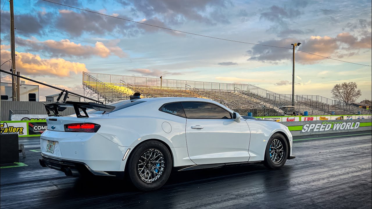 Procharged zl1 test runs at the track - YouTube