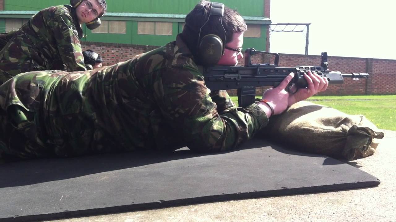 Me shooting the L98-A2 with the Air Cadets. - YouTube