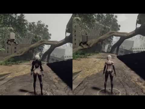 NieR Automata: 2B and A2 Walk