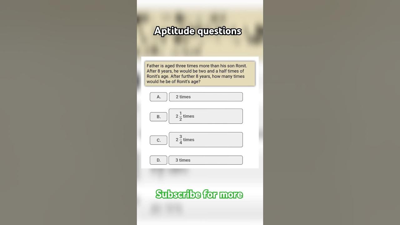 Aptitude knowledge check #knowledge #aptitudetips #subscribe - YouTube