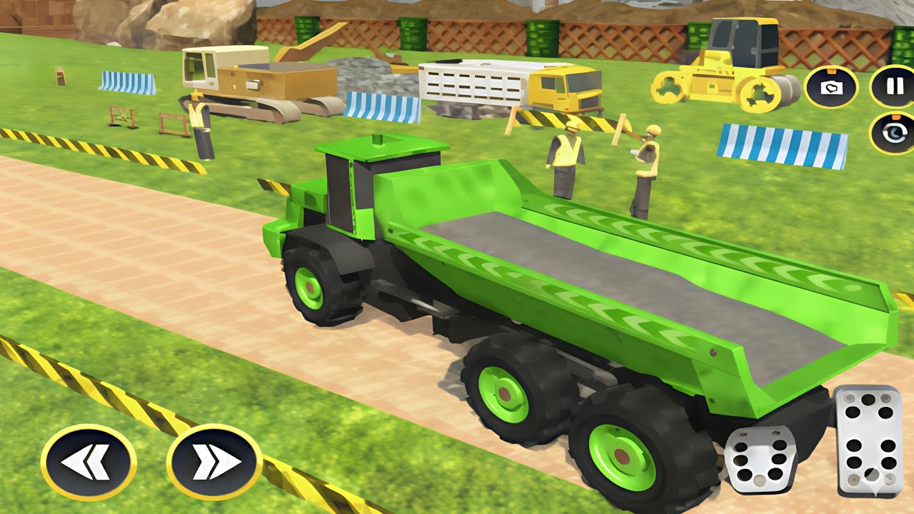 Drive heavy machines & build epic roads in Game 3D Road Construction ...