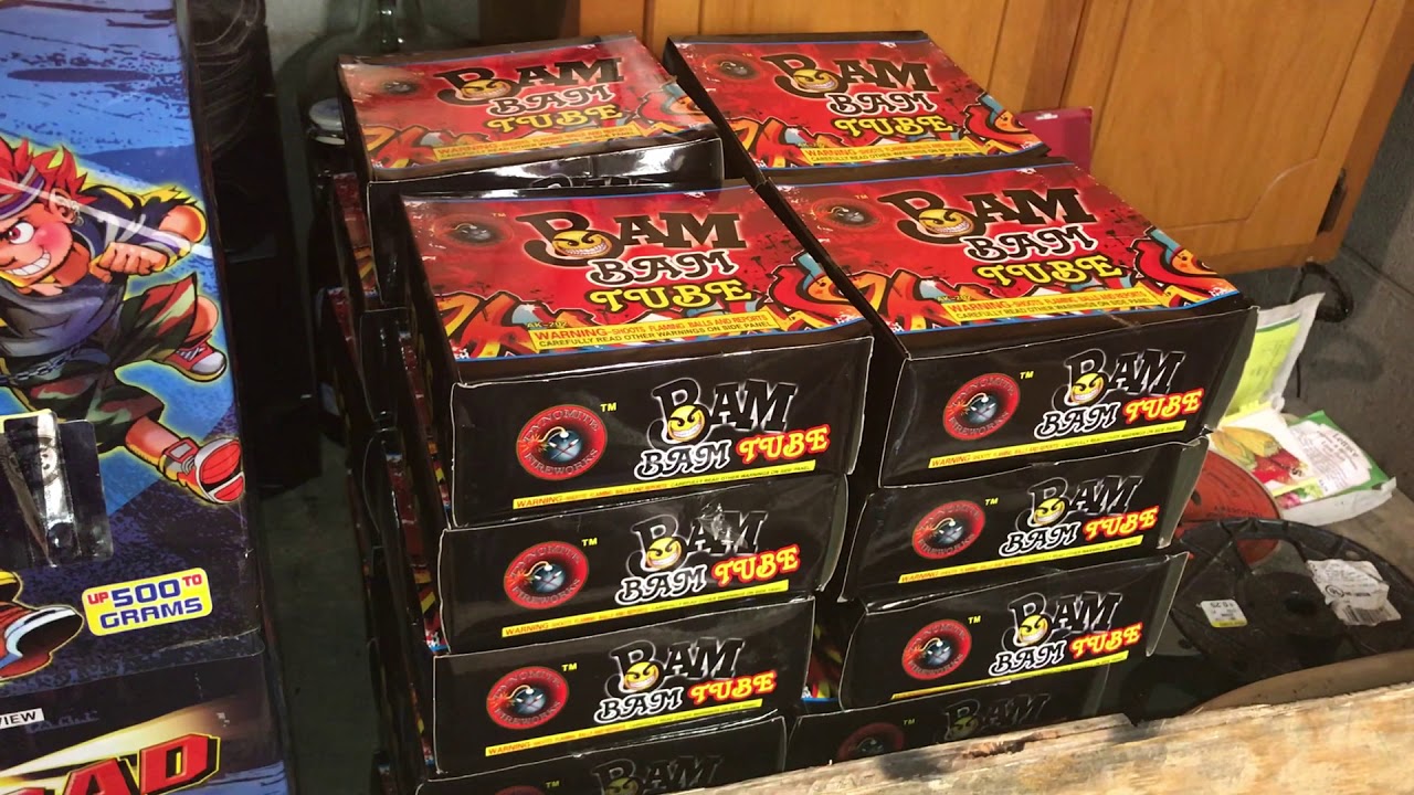 The Firework Stash 2019. Death, Nemesis, 5x Mega shells and lots of ...