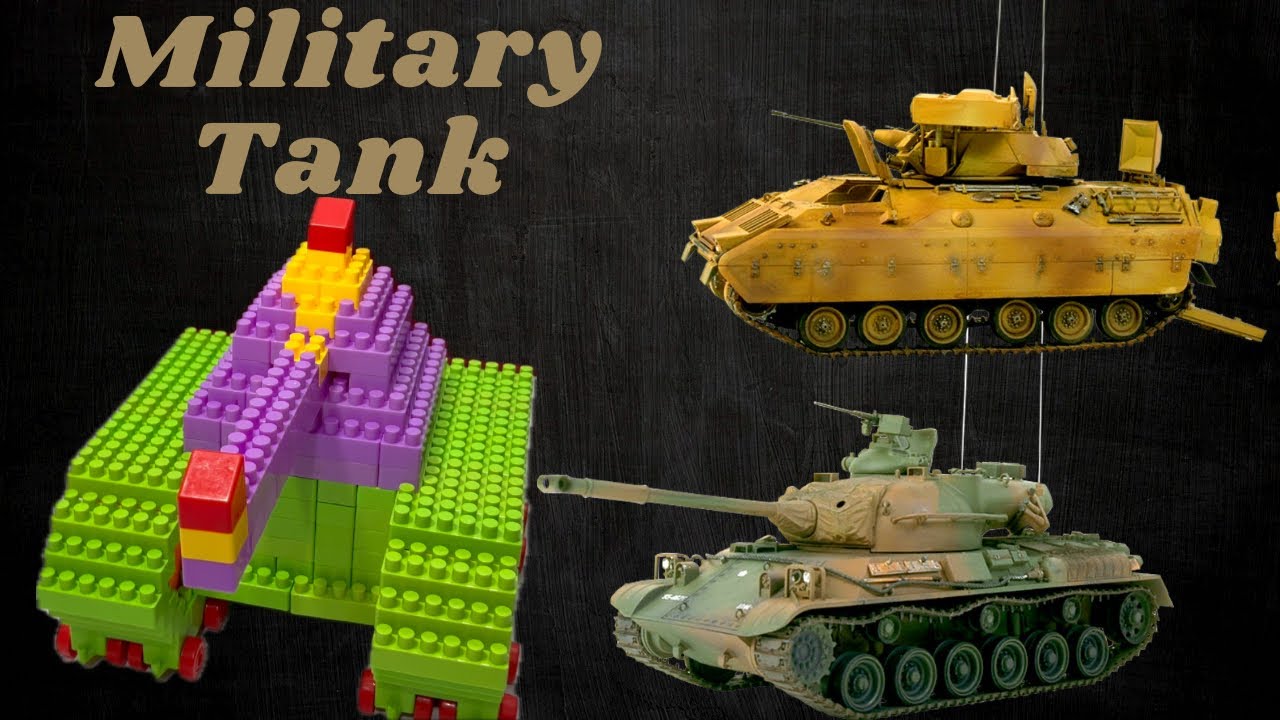 How to make military's tank with blocks #kids #blocks #kidsvideo # ...