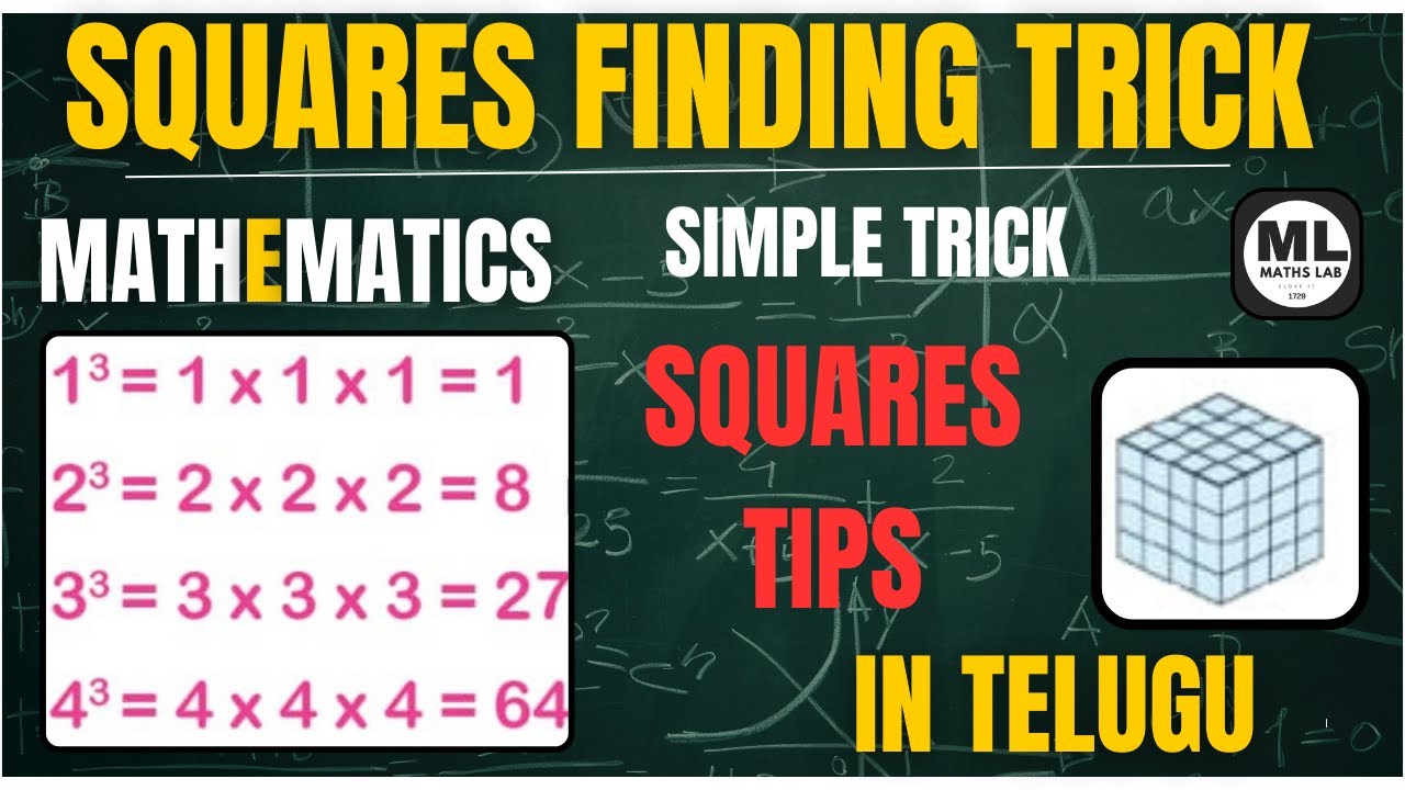 Easy Tricks to Find Squares of Numbers | Amazing Math Shortcuts|MATHS ...