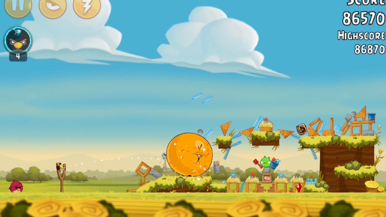 Angry Birds-Piggy Farm Level 34-6 Three Star Walkthrough - YouTube