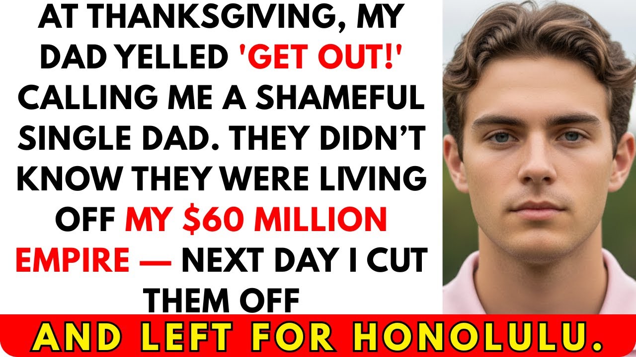 At Thanksgiving Party, Dad Kicked Me Out But He Didn'T Know About My ...