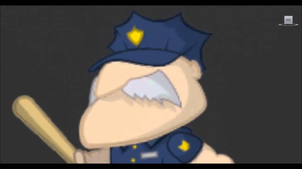 Police - Cartoon Game Character Rig and Animation - Trineart - YouTube