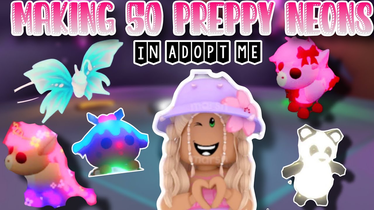 Making 50 Neons In Adopt Me!!😱🐻🌴| Filling Up My Inventory With So Many ...